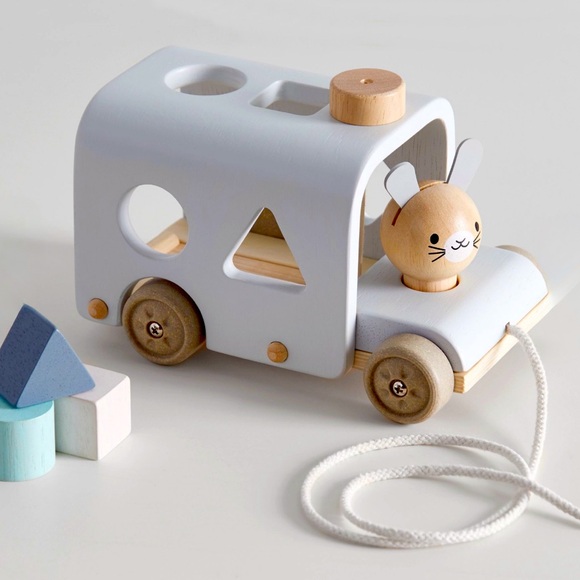 Pottery Barn Kids | Toys | Pottery Barn Kids Bunny Sorting Bus | Poshmark